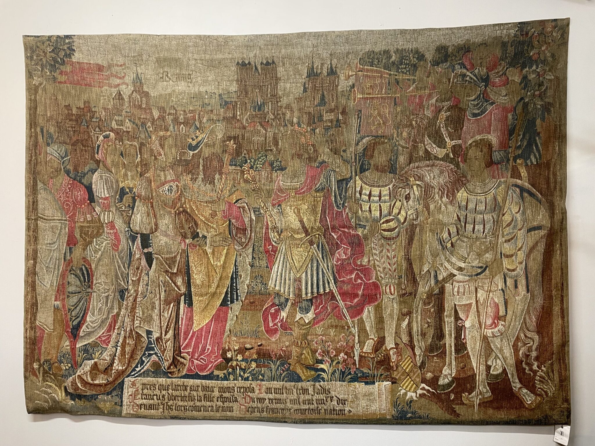 20th Century Large Handmade Tapestry by Artis Flora. - Vintage Dublin